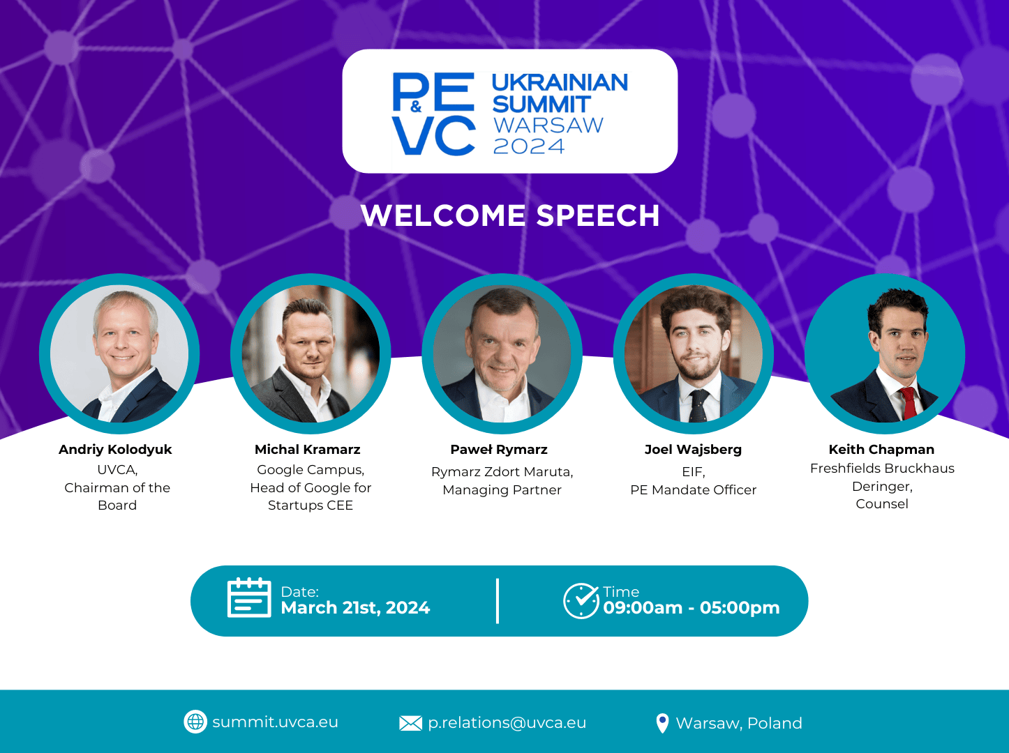 Ukrainian PE & VC Summit 2024: Welcome Speech / Ukrainian PE & VC ...